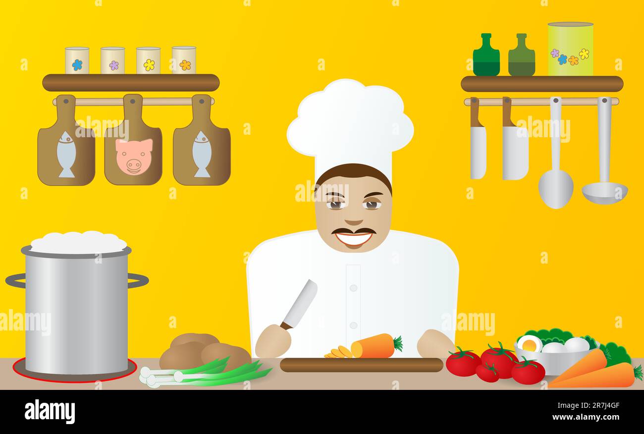 Well in a restaurant Stock Vector Images - Alamy