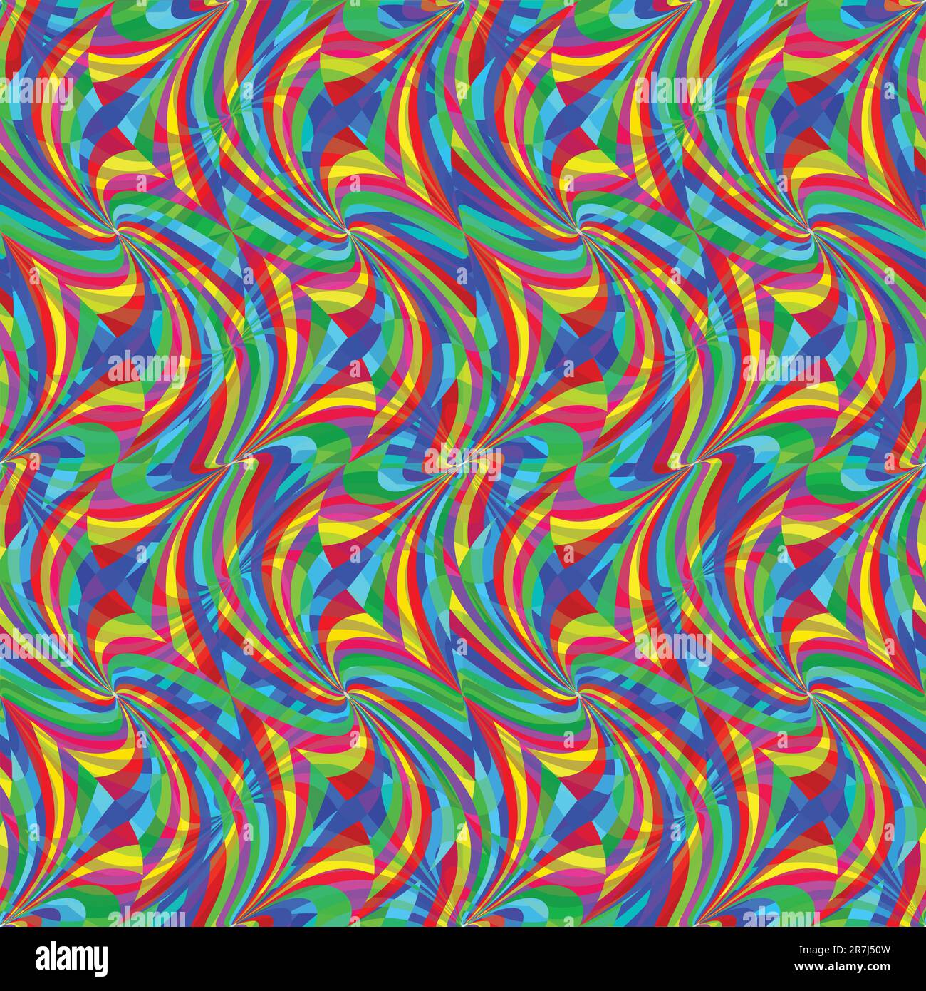 wavy seamless pattern, abstract texture; vector art illustration Stock ...