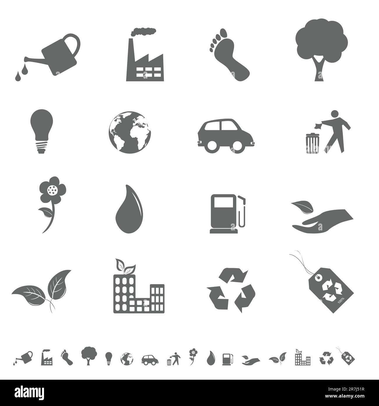 Eco and environment icons and symbols Stock Vector Image & Art - Alamy