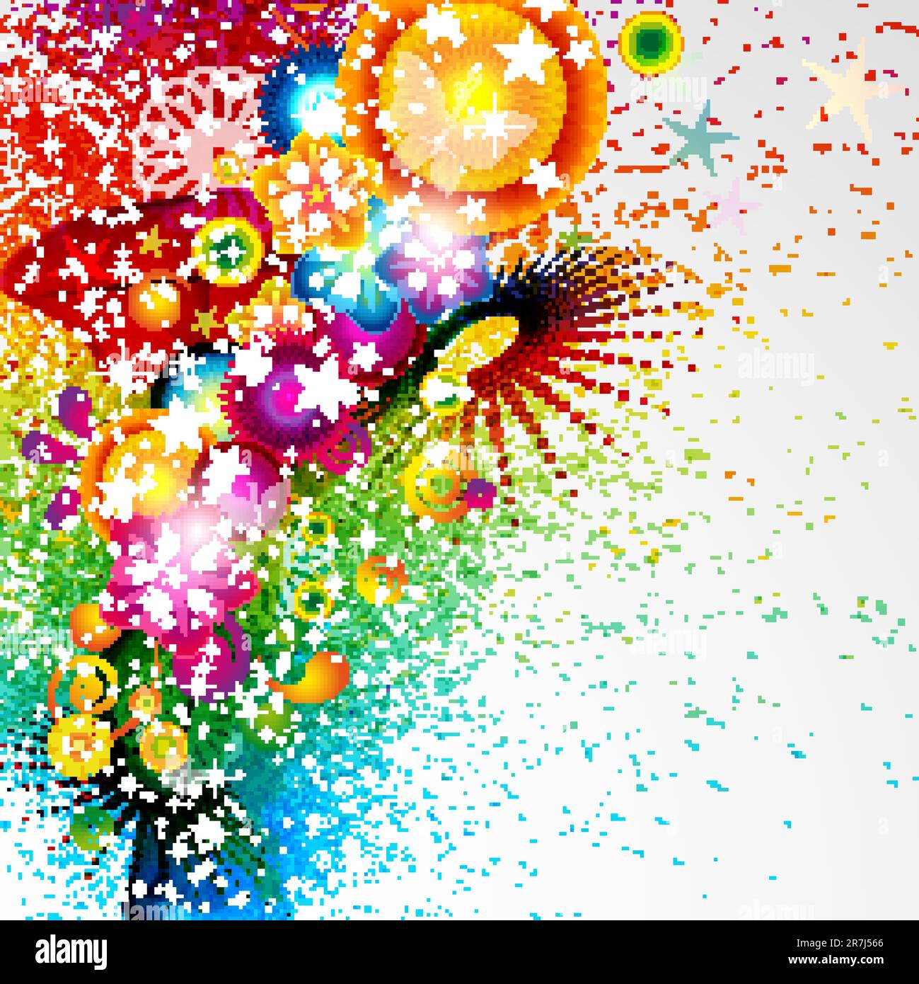 Modern garden design Stock Vector Images - Alamy