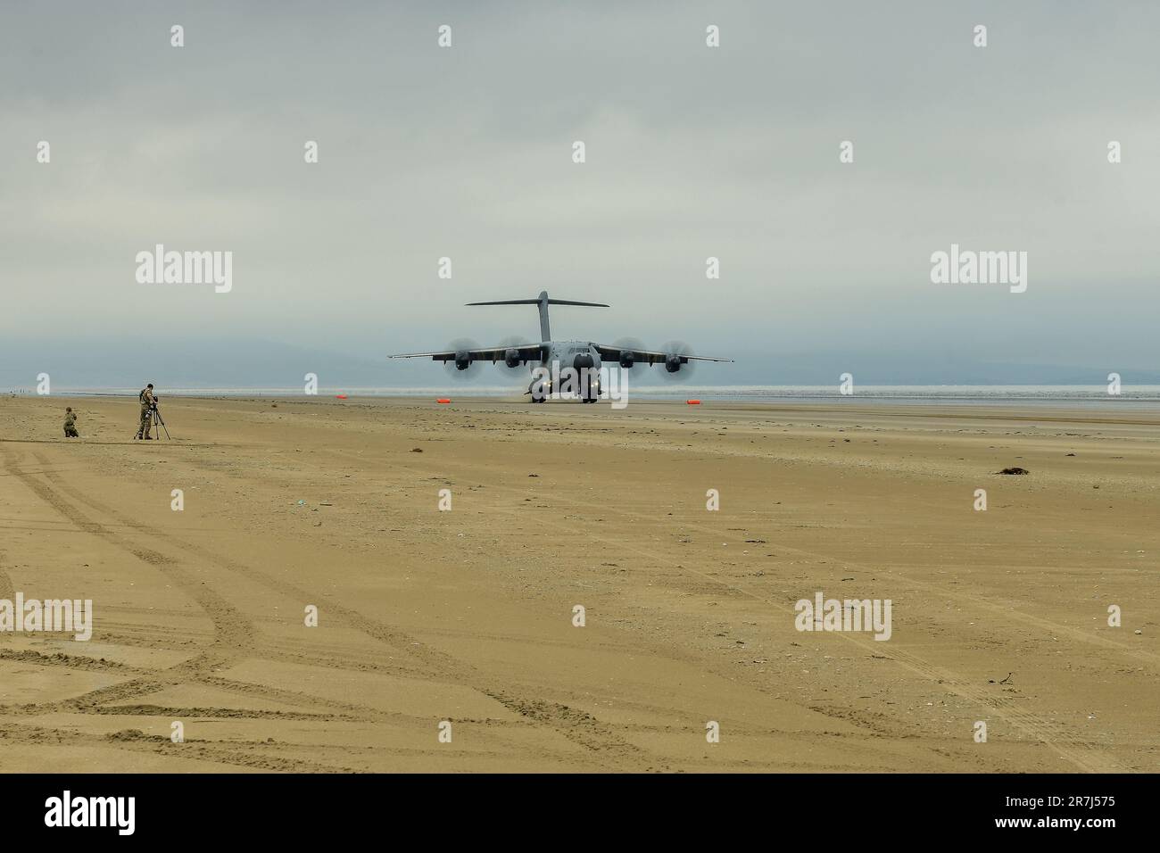 Atlas A400 Beach landings Stock Photo - Alamy