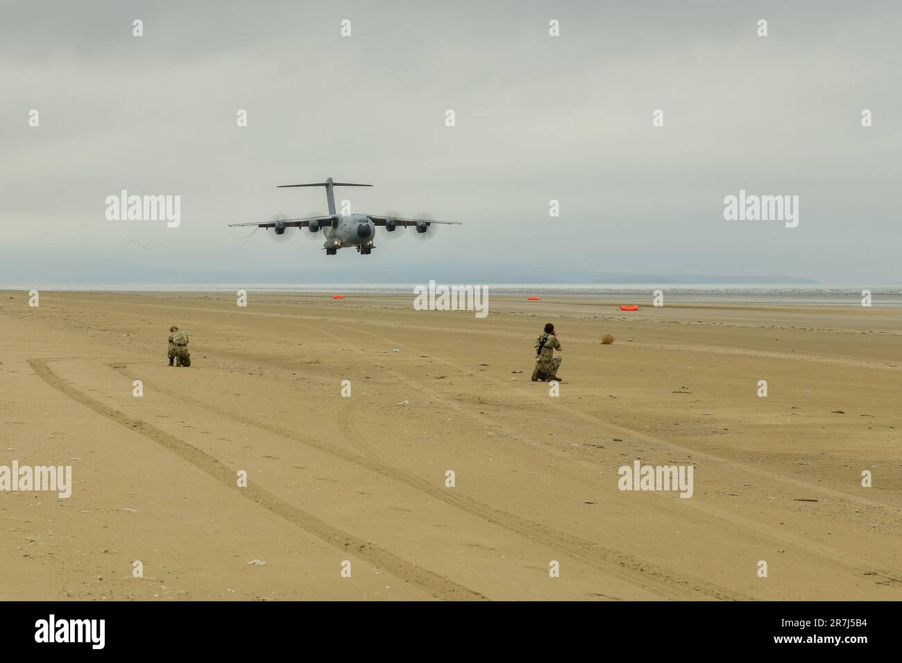 Atlas A400 Beach landings Stock Photo - Alamy