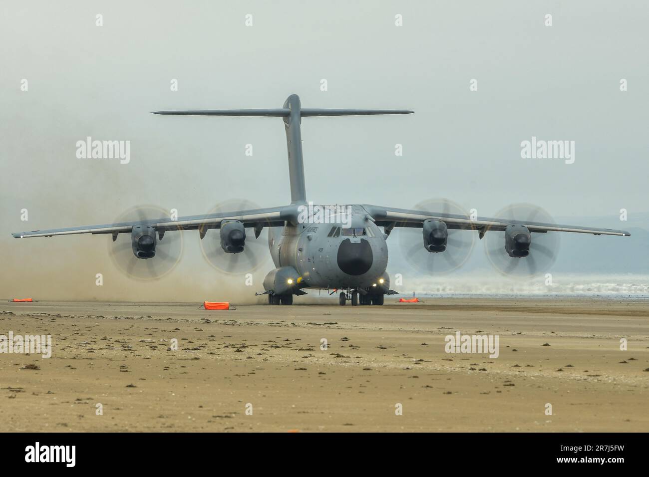 Atlas A400 Beach landings Stock Photo - Alamy