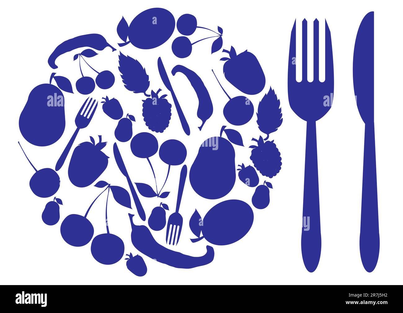 Plug fork Stock Vector Images - Alamy