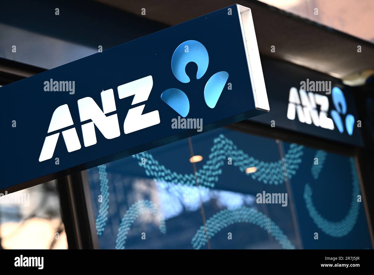 Melbourne, Australia. 16th June, 2023. A general view of a ANZ Bank ...