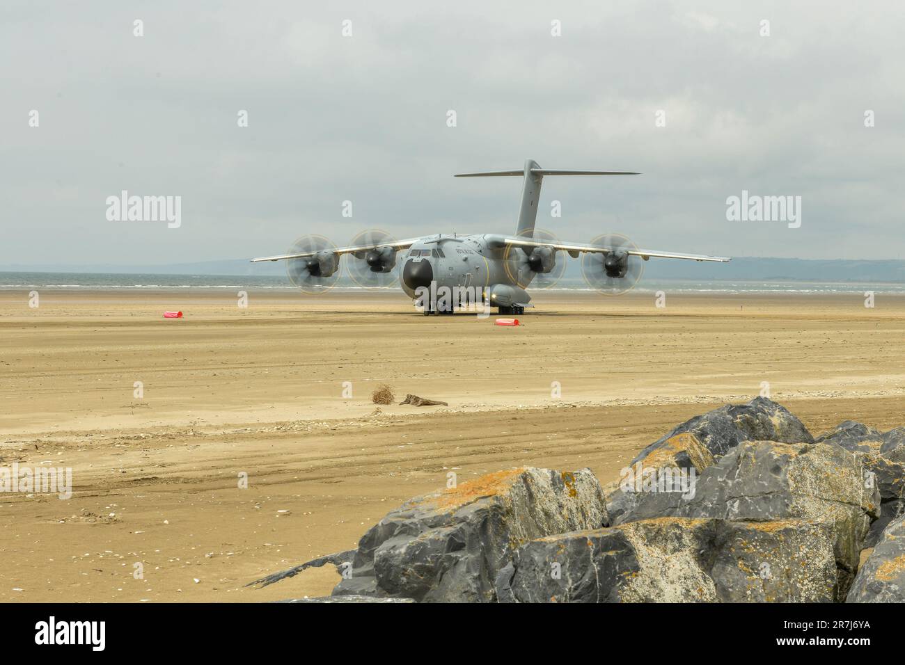 Pembrey sands beach landings hi-res stock photography and images - Alamy