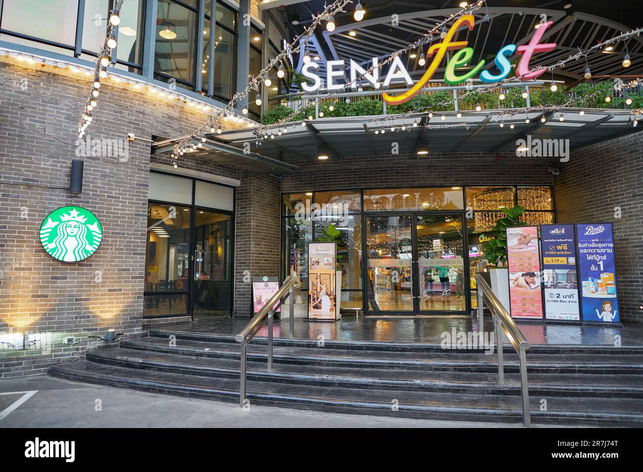 BANGKOK, THAILAND - CIRCA MARCH, 2023: entrance to SENA fest mall in Bangkok Stock Photo - Alamy