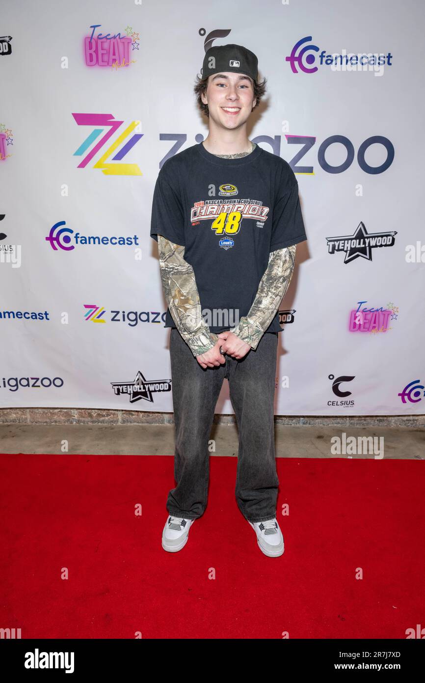 Los Angeles, USA. 15th June, 2023. Singer Jacob Logan attends "Kick Off ...