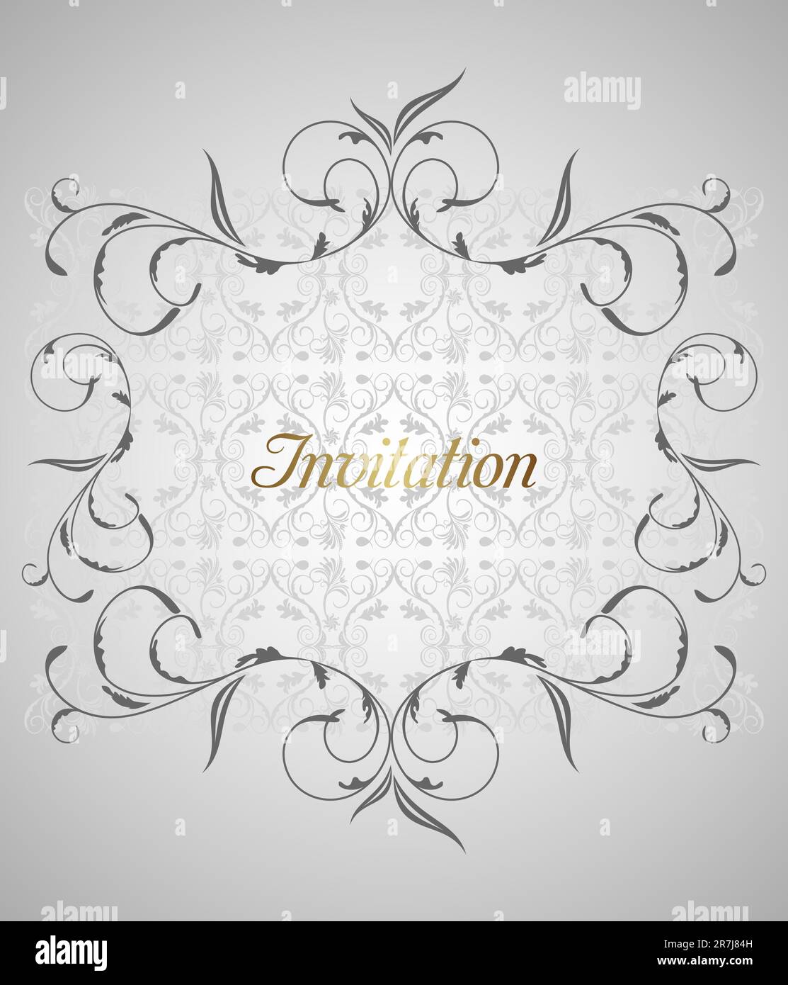 Floral background for design card - vector Stock Vector Image & Art - Alamy