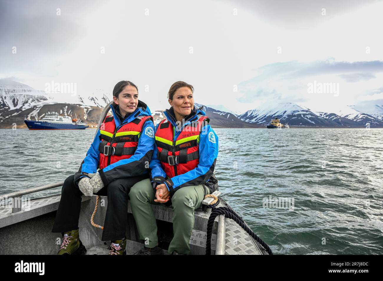Crown Princess Victoria and Romina Pourmokhtari, Sweden's Minister for ...