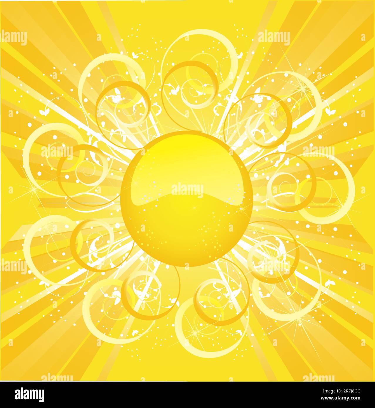 Stylized sun background Stock Vector Image & Art - Alamy