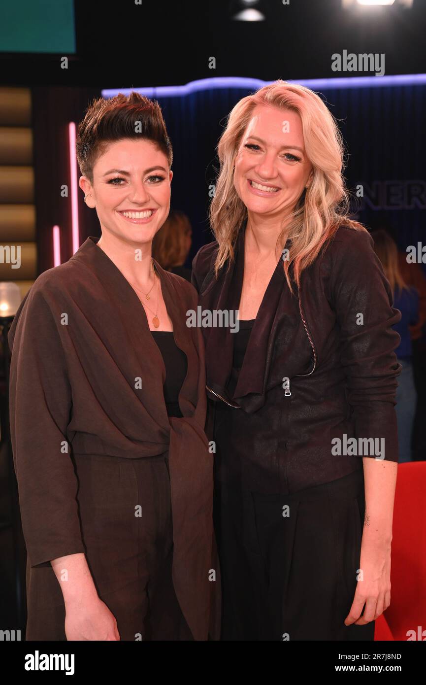 Cologne, Germany. 15th June, 2023. Comedienne Tahnee and singer ...