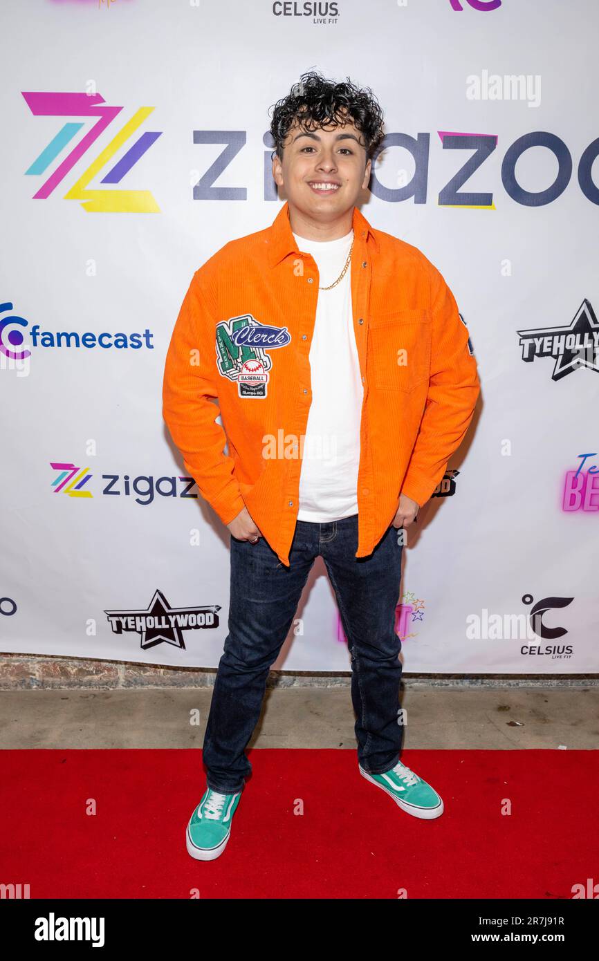 Los Angeles, USA. 15th June, 2023. Actor Oscar Castan attends "Kick Off ...