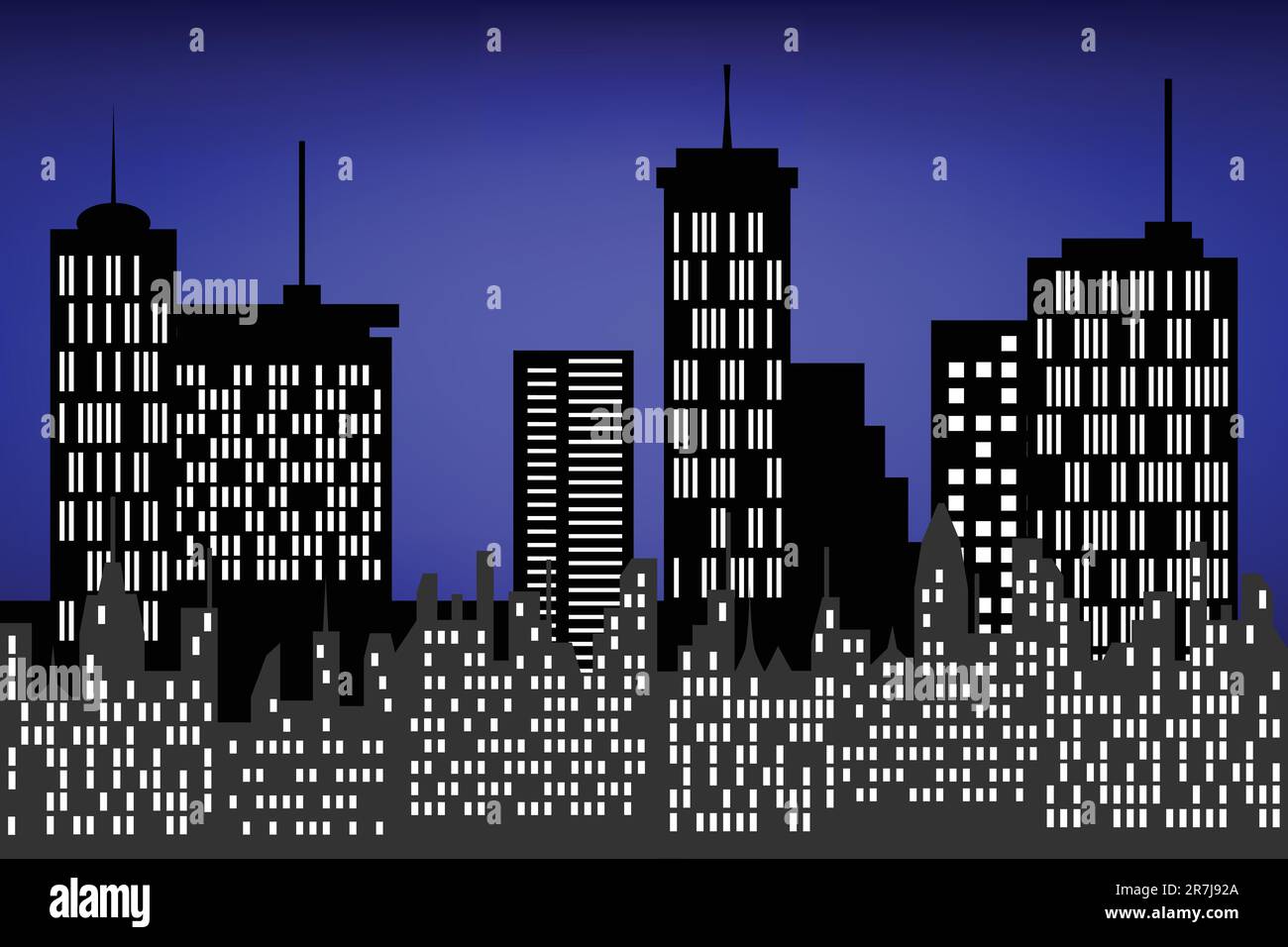 Drawing high rise buildings Stock Vector Images - Alamy