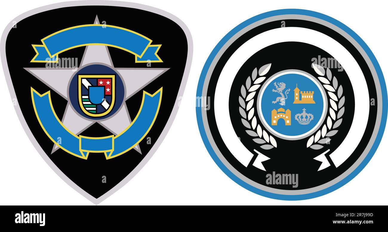 emblem patch design Stock Vector Image & Art - Alamy