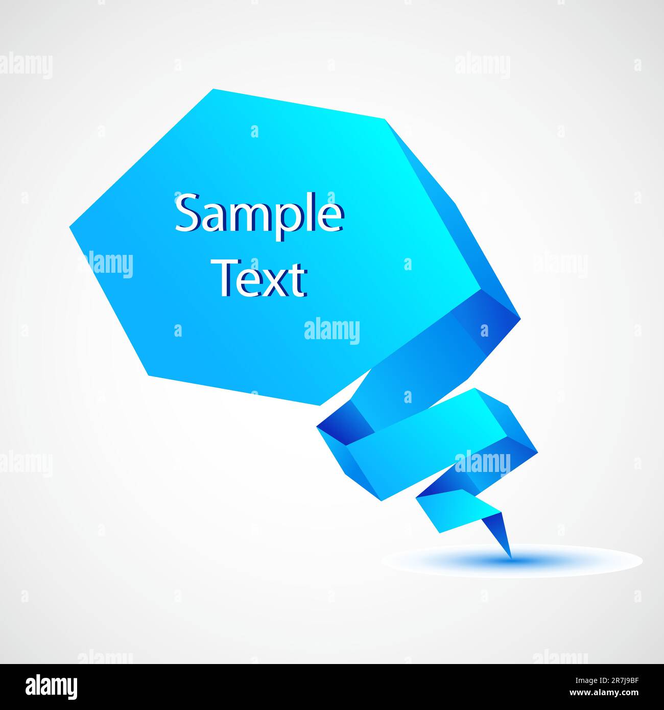 illustration of dialogue box on white background Stock Vector Image ...