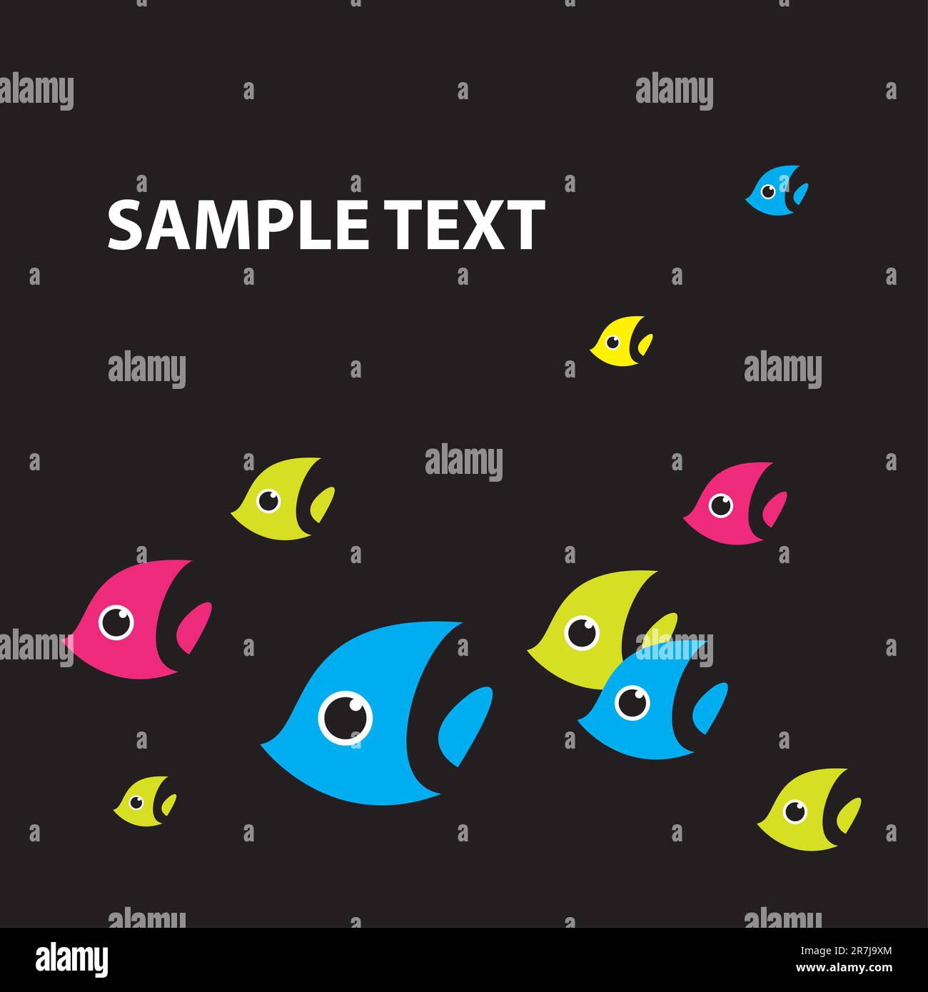 The original background - a stylized fish. Can be used as a template ...