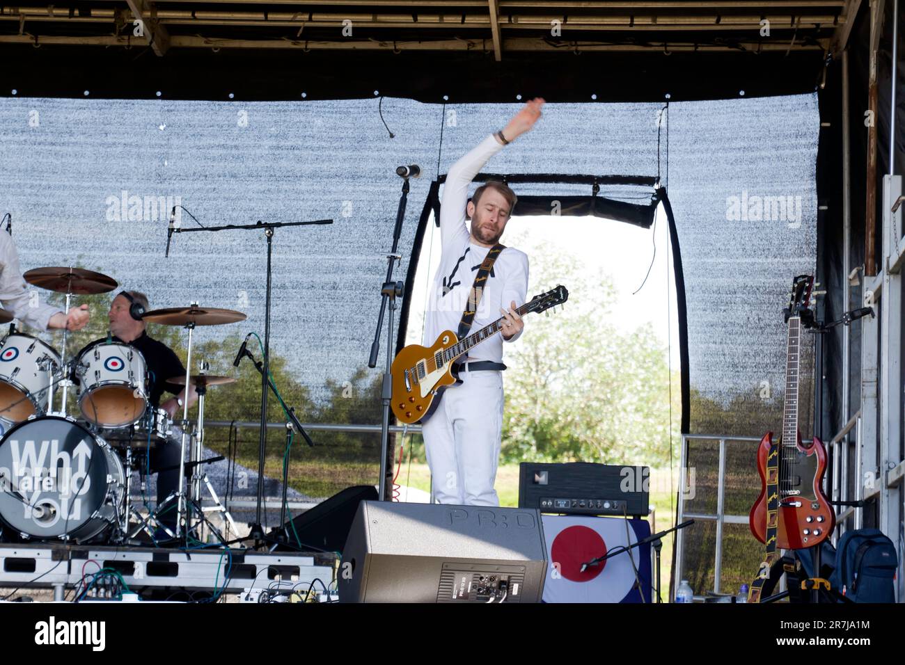 Who Are You, performing a storming set of Who classics, at the 2023 ...