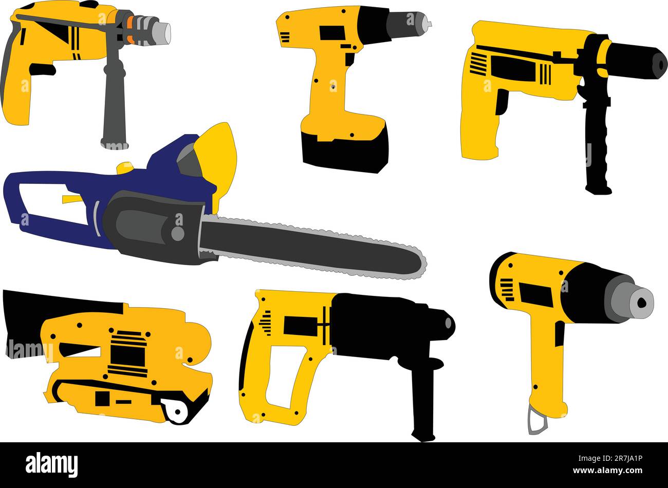 electric tools - vector Stock Vector Image & Art - Alamy