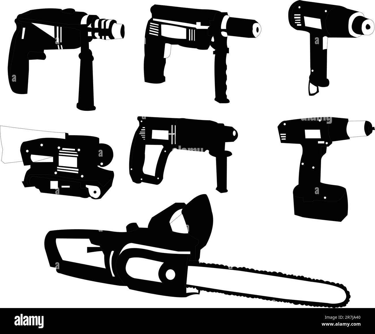 electric tools - vector Stock Vector Image & Art - Alamy