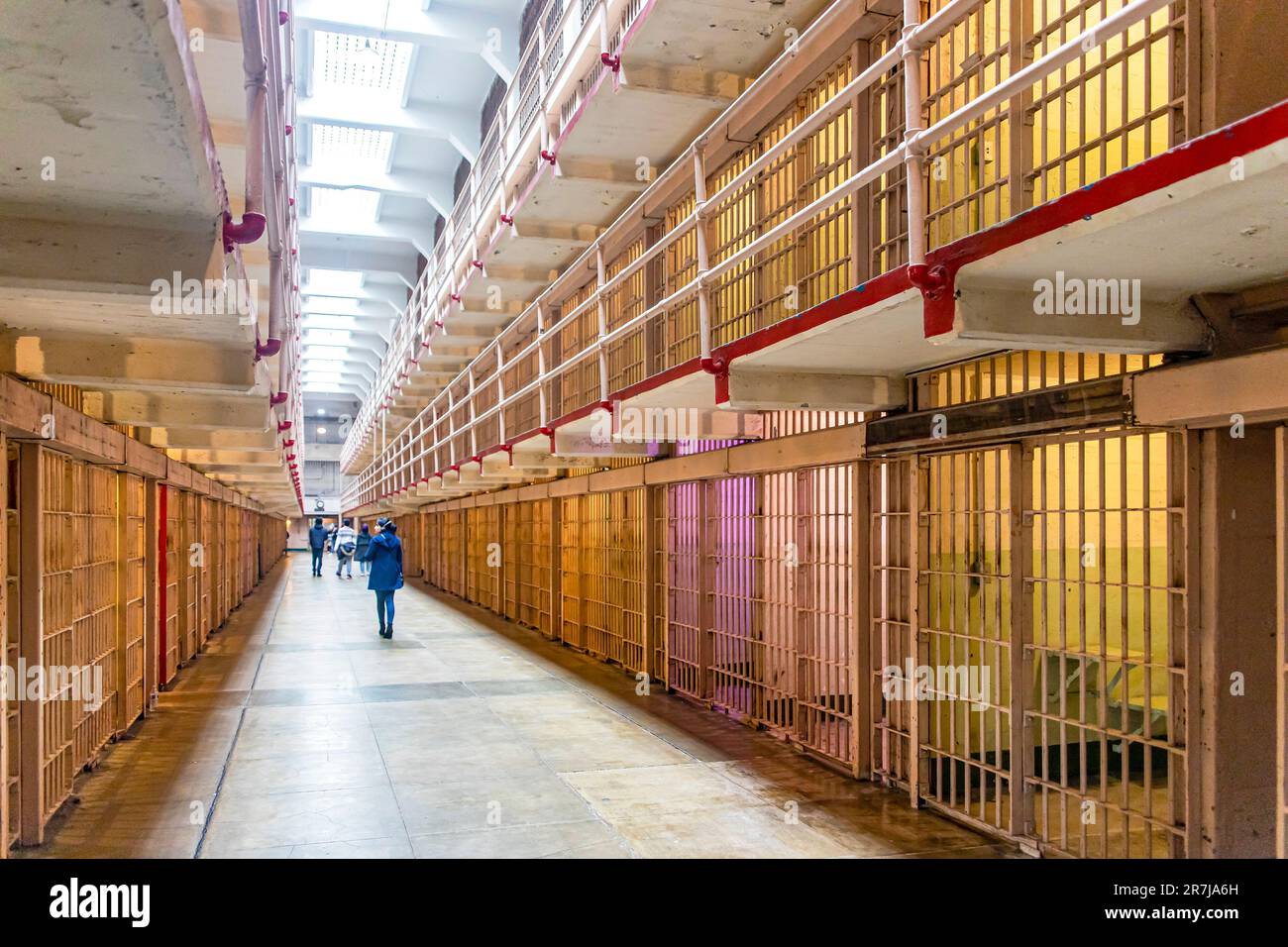 Runner of a cell module of the maximum security federal prison of ...