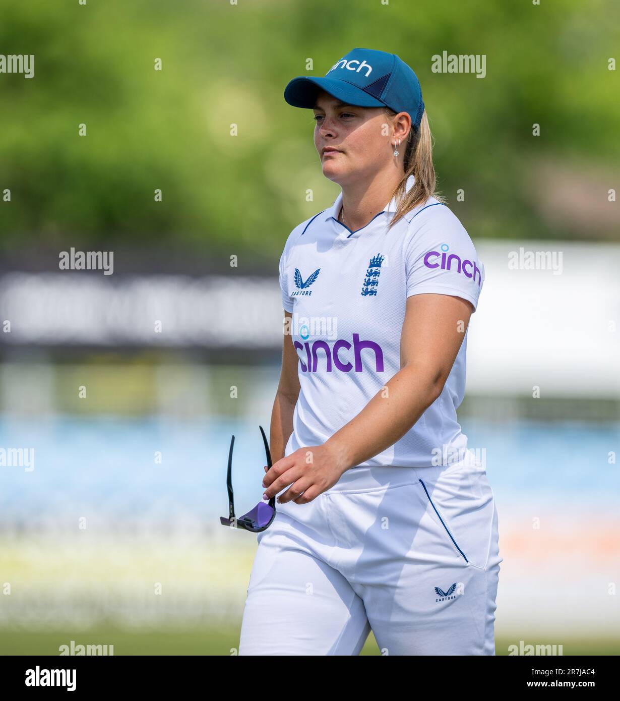 Englands Danielle Gibson During A 3 Day Warm Up Game Against Australia A Team Ahead Of The