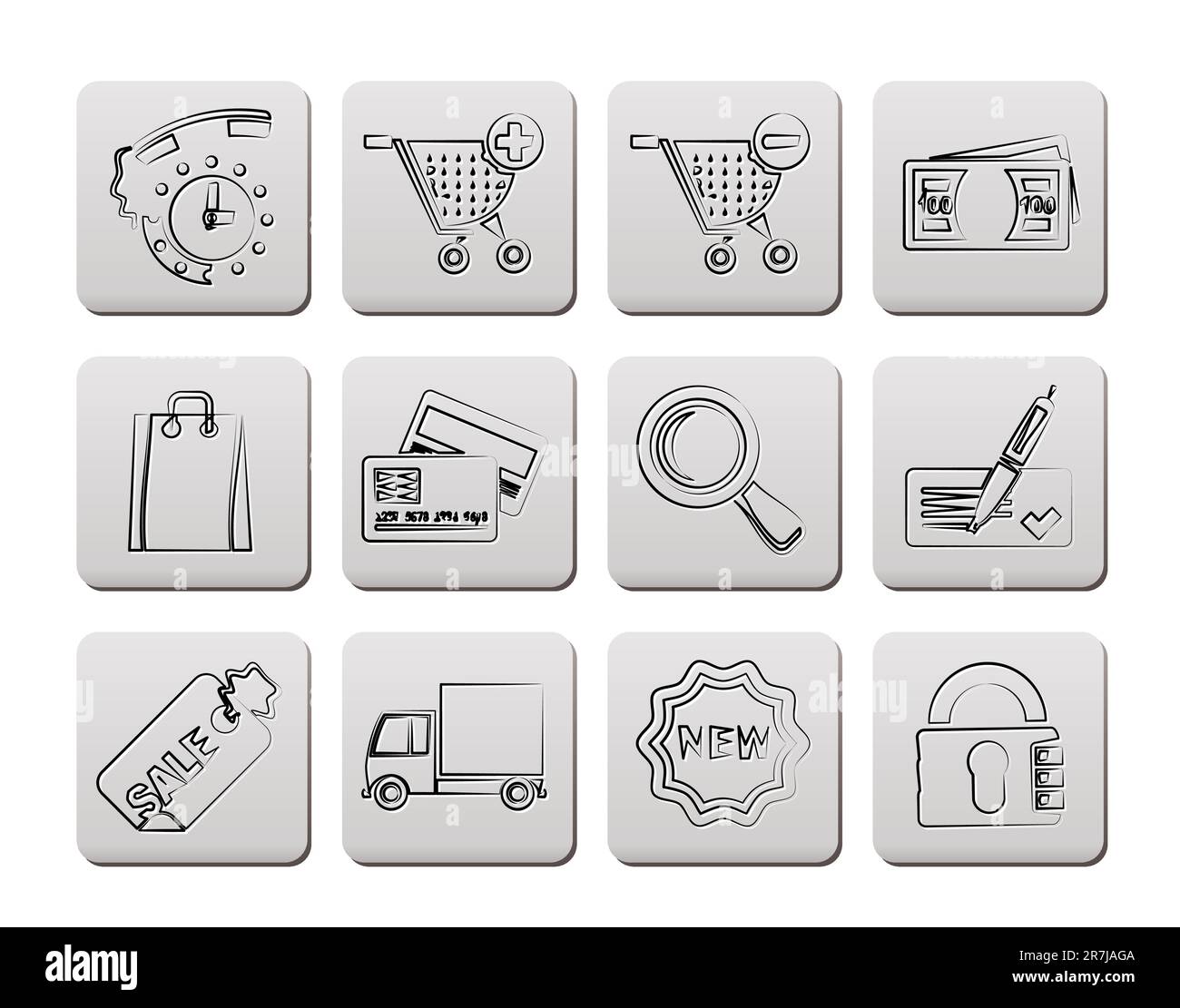 Internet shipment Stock Vector Images - Alamy