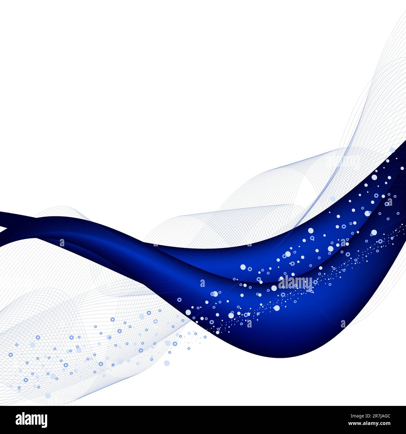 Abstract blue wave background Stock Vector Image & Art - Alamy