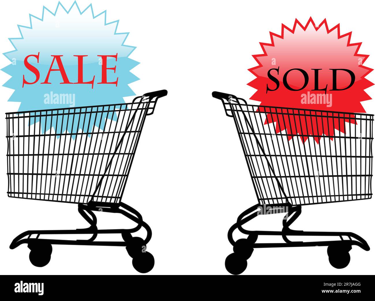 illustration of sale- sold - vector Stock Vector Image & Art - Alamy