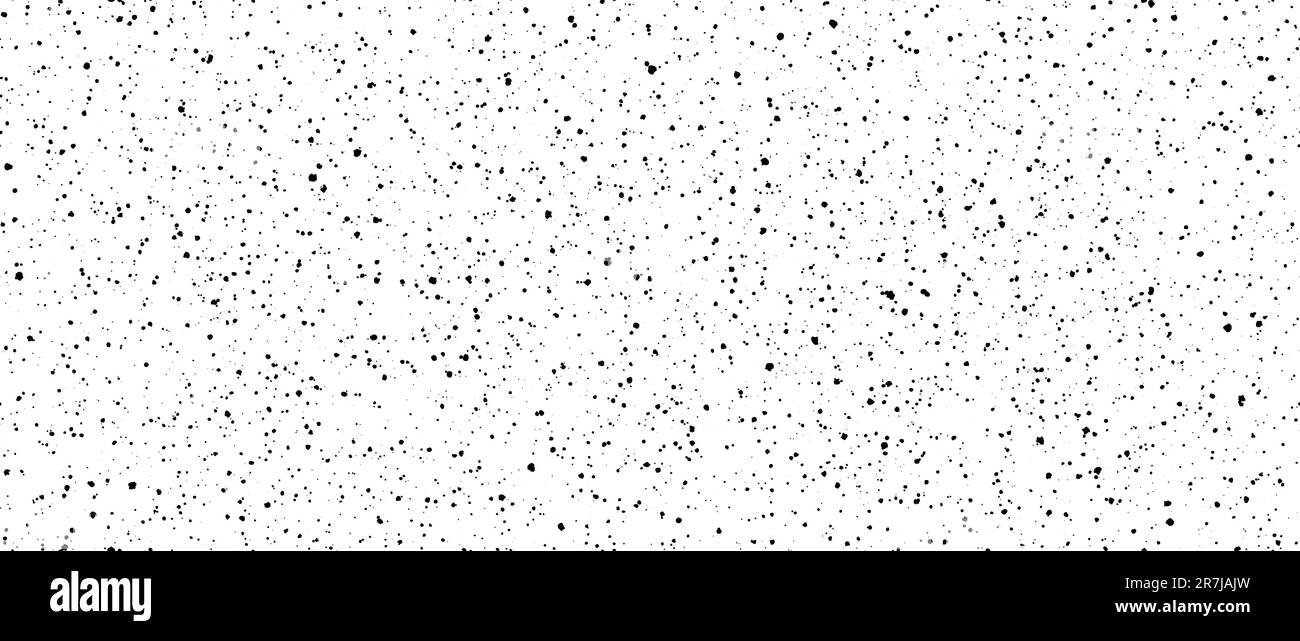 Seamless Splashed Dots Pattern Black Noise Grain Repeating Texture Particles Splashes Drops