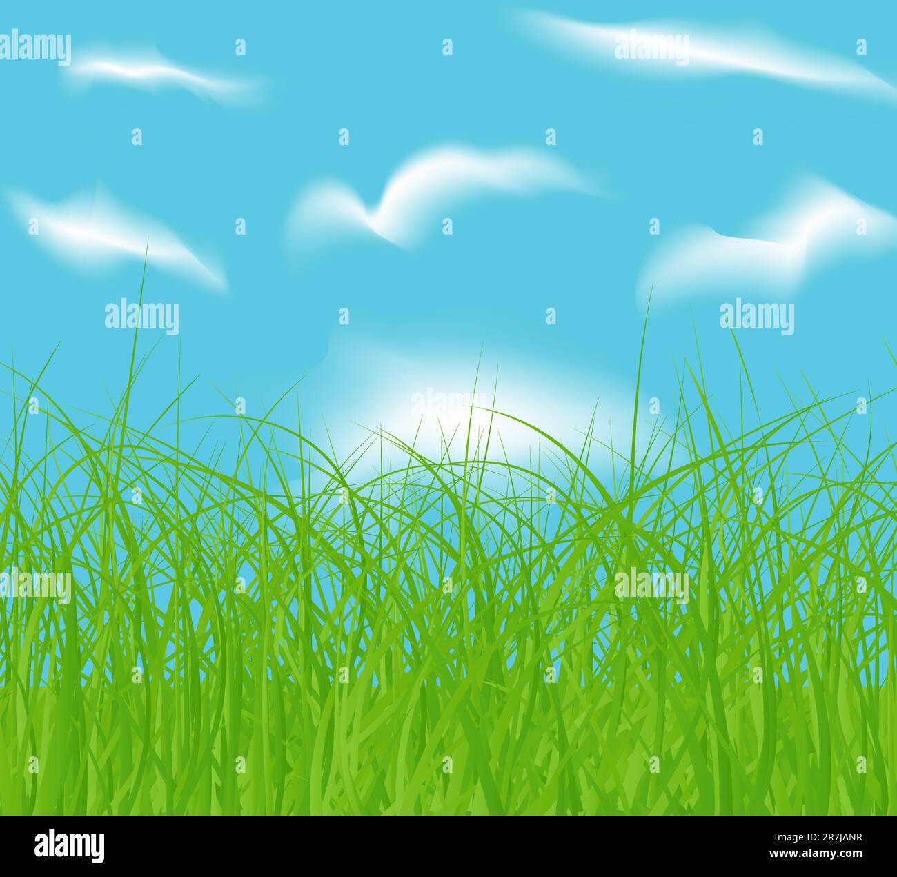 Plant cloud light greenery Stock Vector Images - Alamy