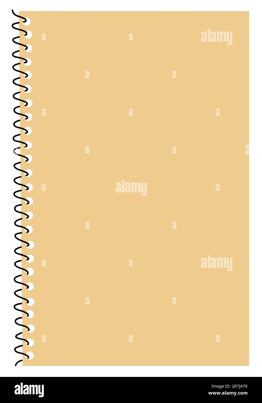 vector silhouette note pad on white background Stock Vector Image & Art ...