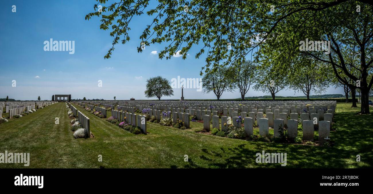 Serre french cemetery hi-res stock photography and images - Alamy
