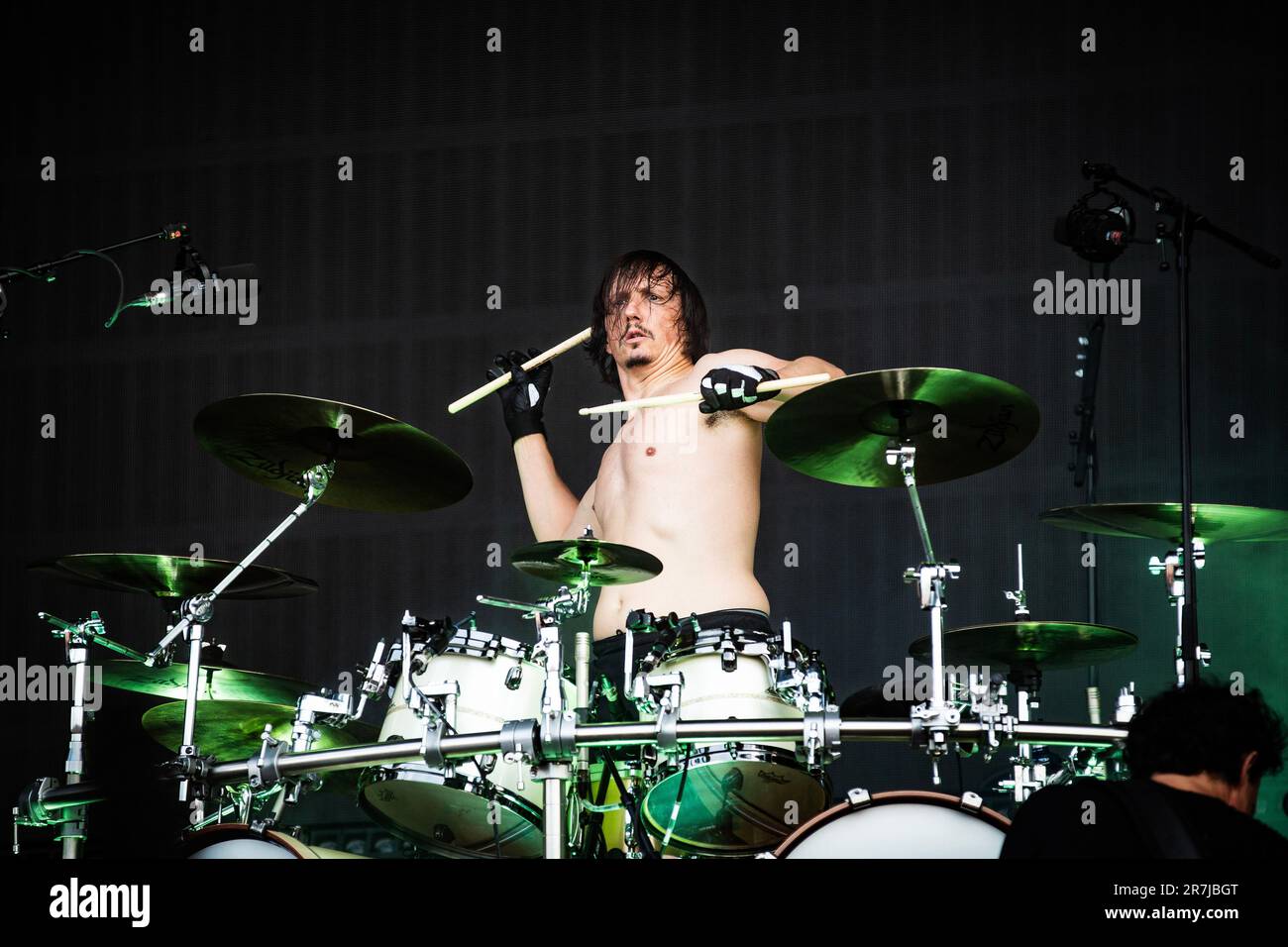 Drummer mario duplantier hi-res stock photography and images - Alamy
