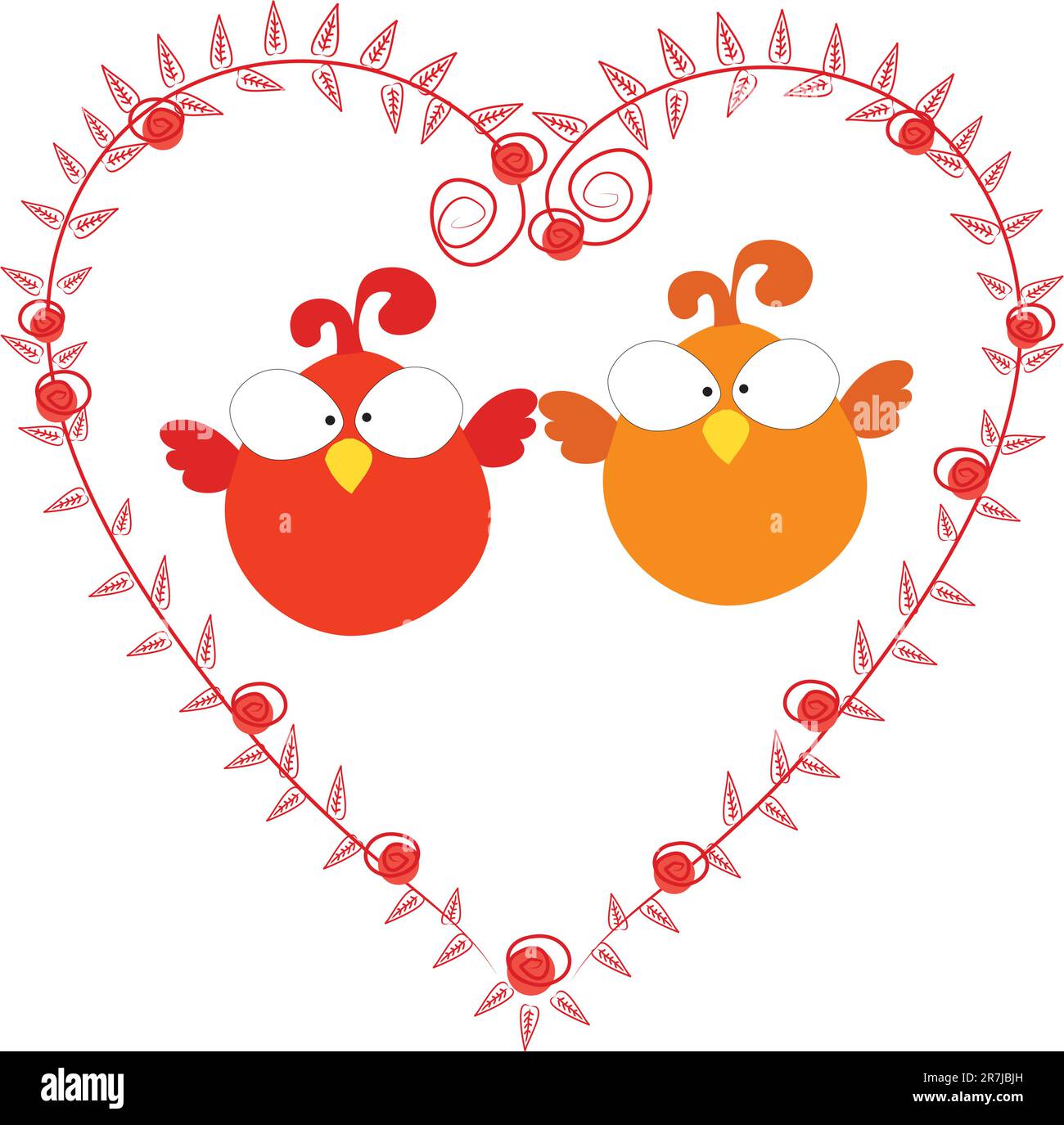 Beautiful bird in nature Stock Vector Images - Alamy