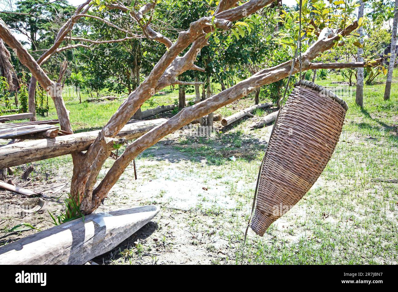A traditional fish trap Stock Photo - Alamy