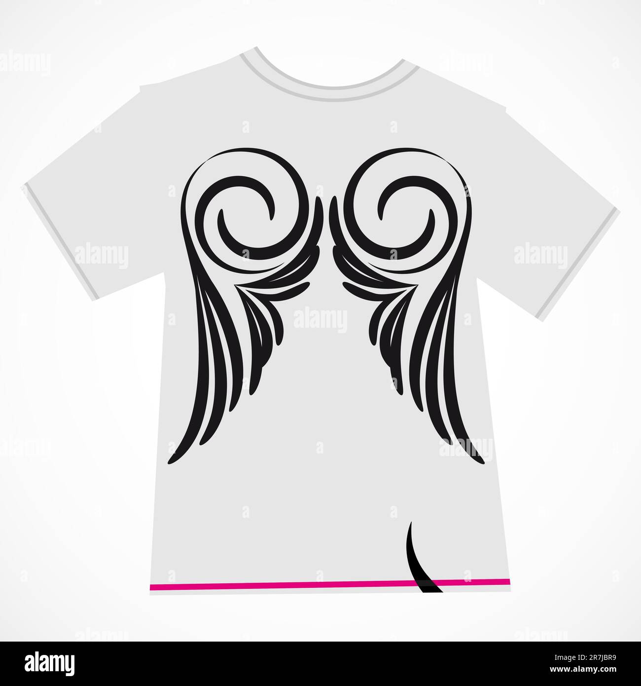 Feathered shirt Stock Vector Images - Alamy
