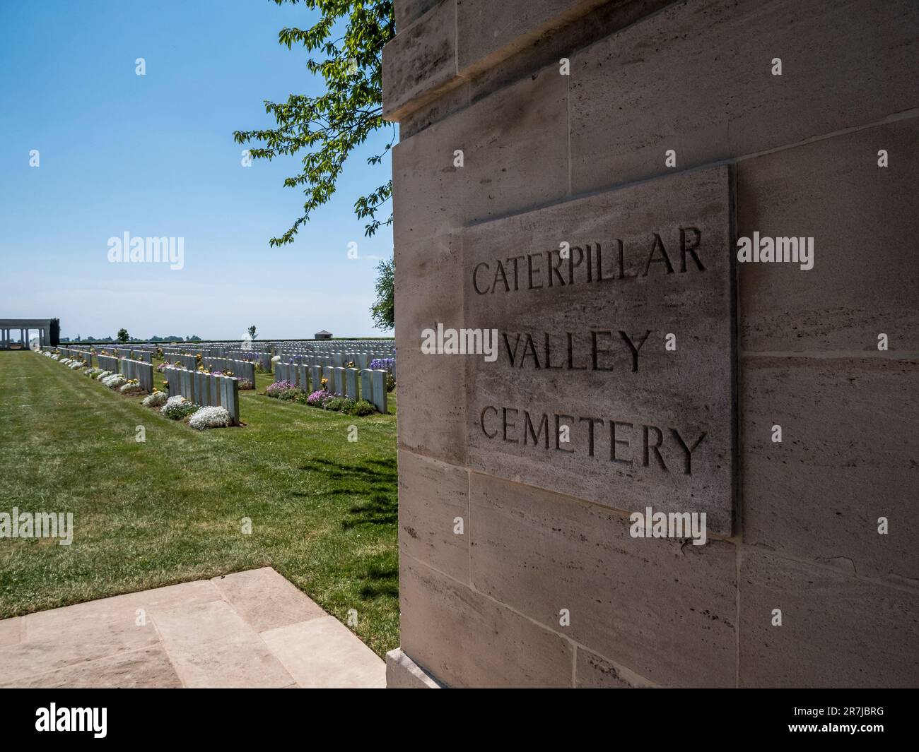 Caterpillar Valley cemetery is one of the largest cemeteries on the ...