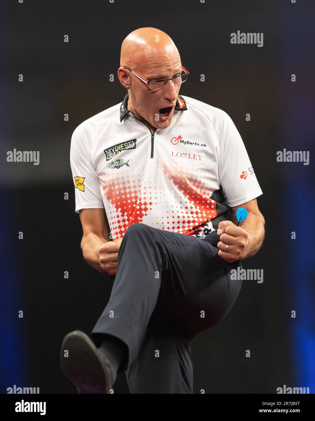 15 June 2023, Hesse, Frankfurt/Main: Darts: World Team Championship ...