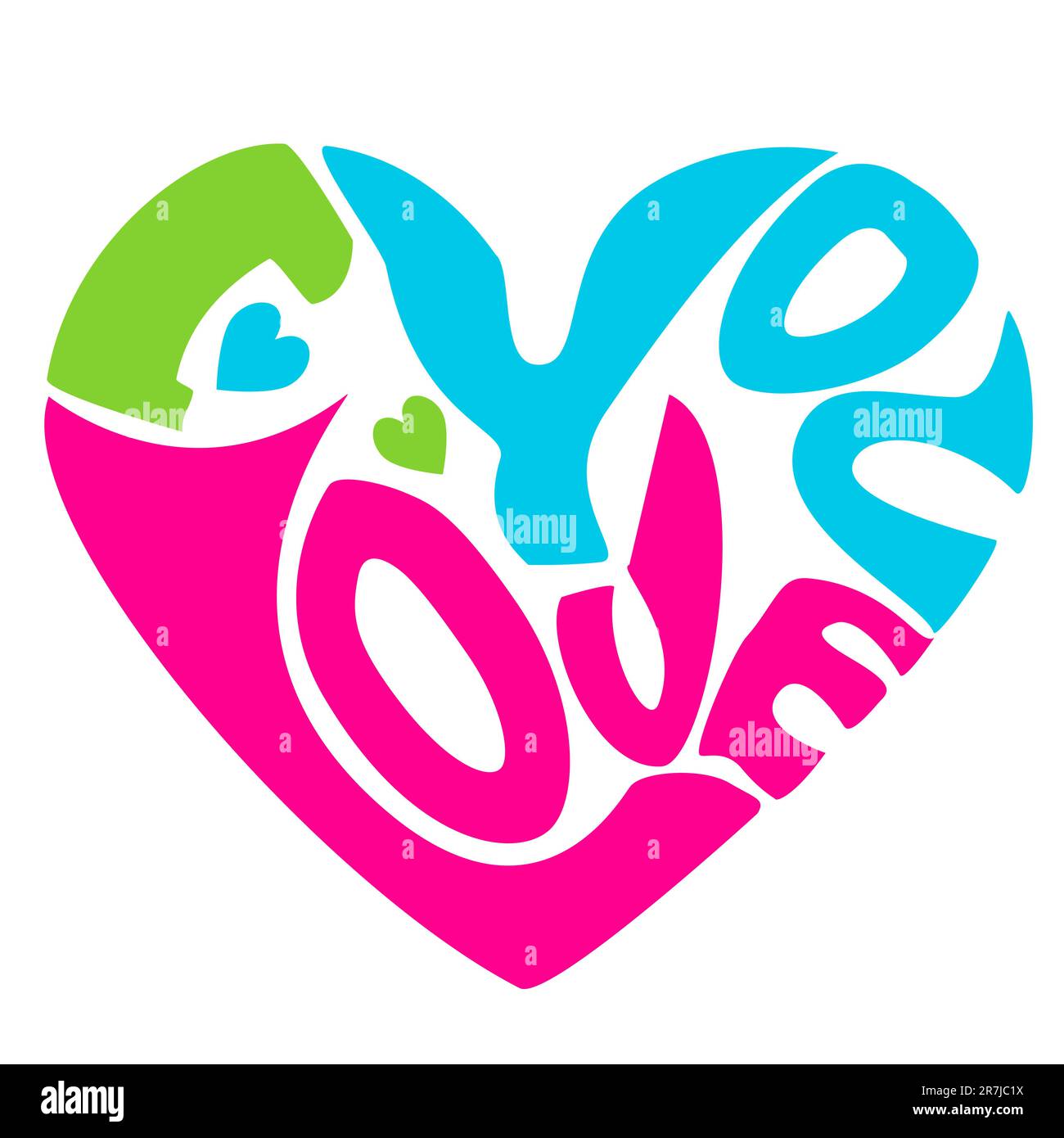 illustration of abstract heart on white background Stock Vector Image ...