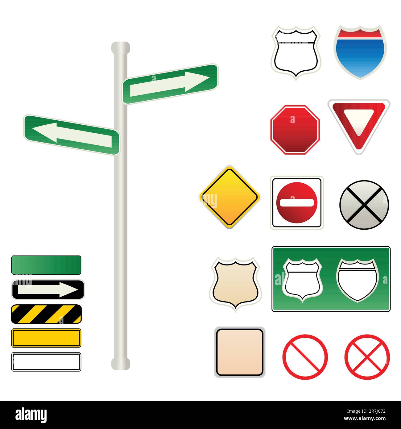 Various traffic and road signs Stock Vector Image & Art - Alamy