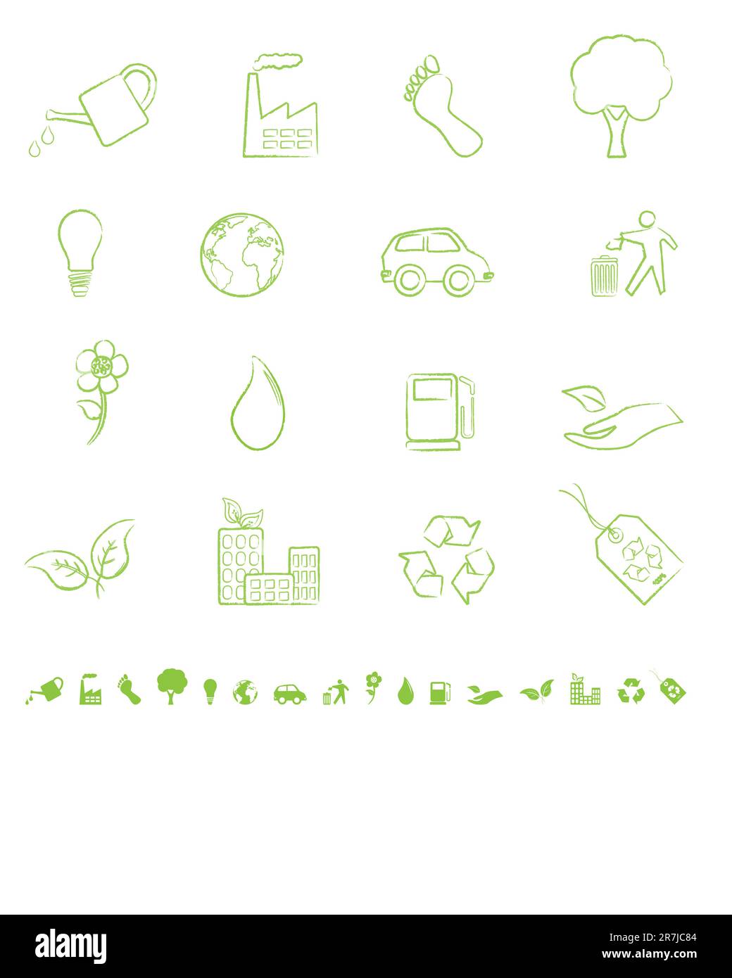 Eco car environmental hand Stock Vector Images - Alamy