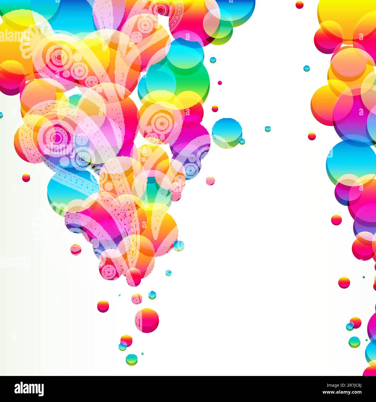 Abstract background with bright circles Stock Vector Image & Art - Alamy