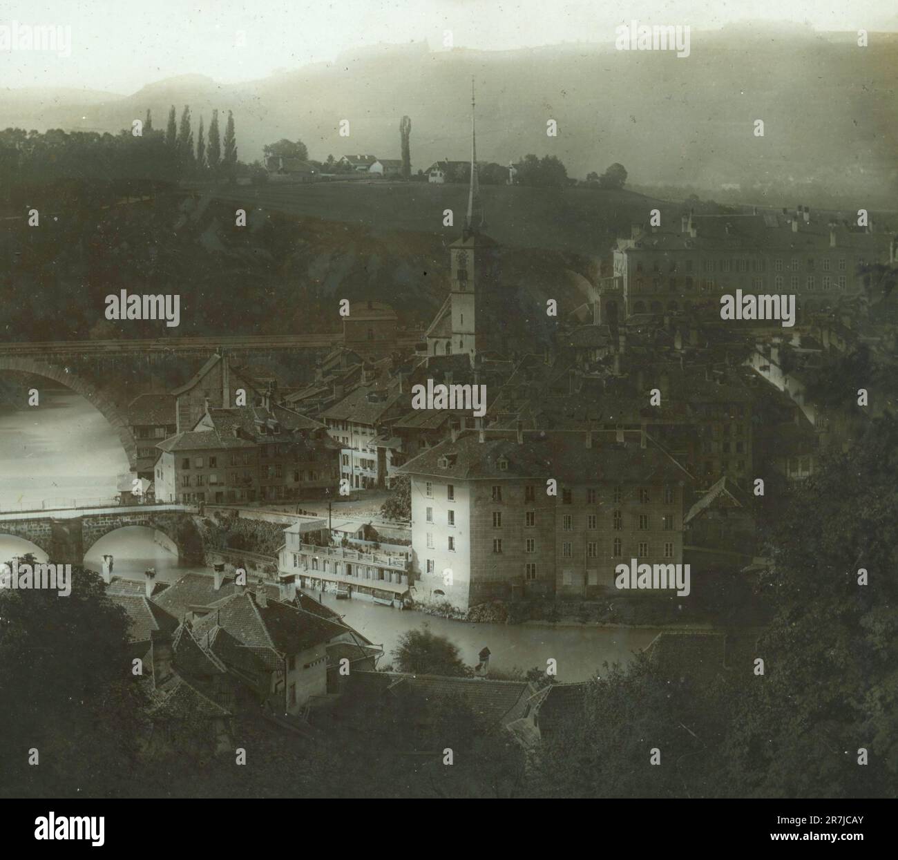 View of Bern, Switzerland 1890s Stock Photo - Alamy