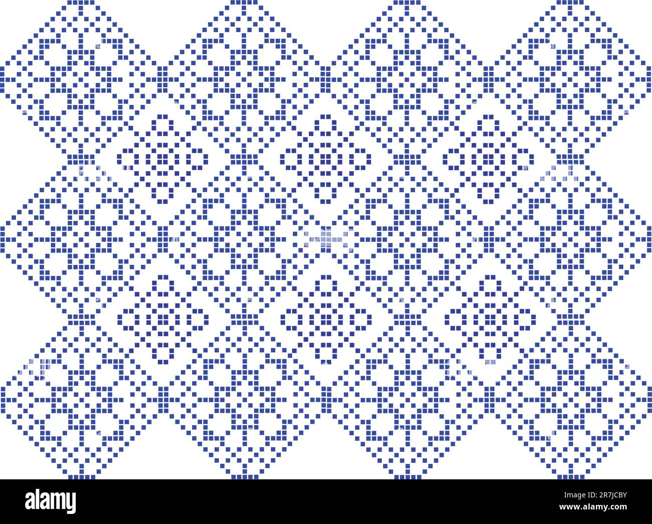 pattern to crochet - vector Stock Vector Image & Art - Alamy