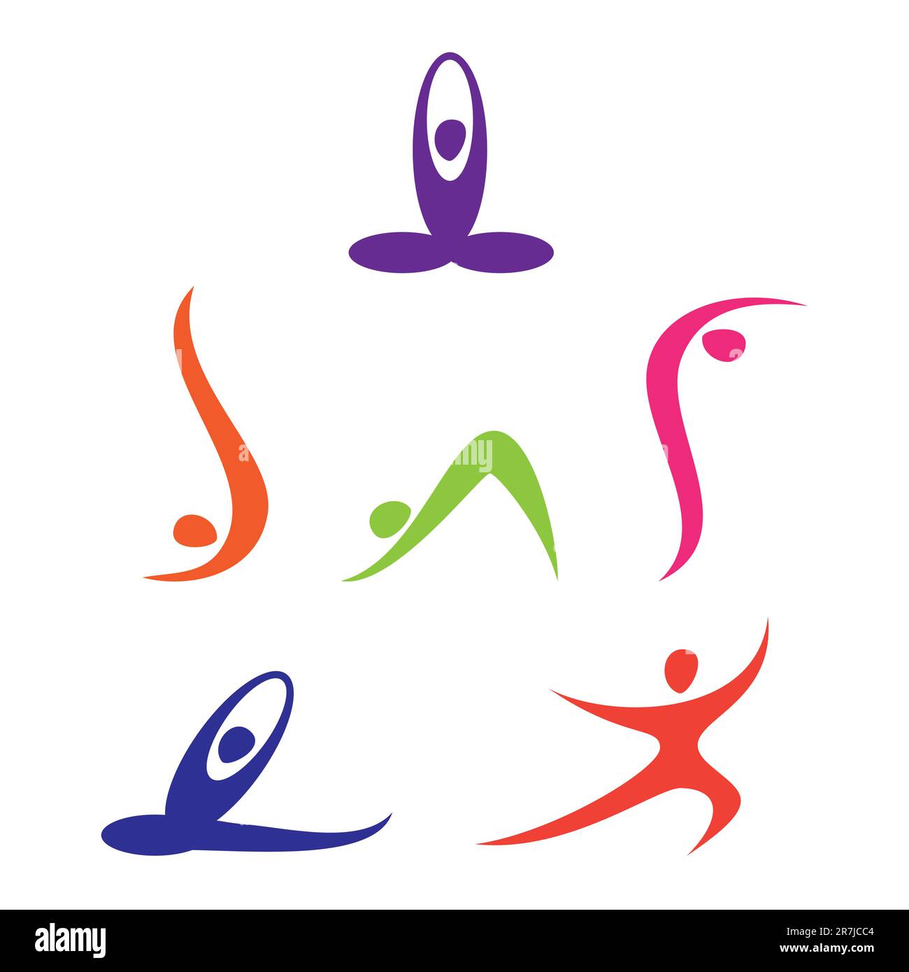 set of yoga Icons Stock Vector Image & Art - Alamy