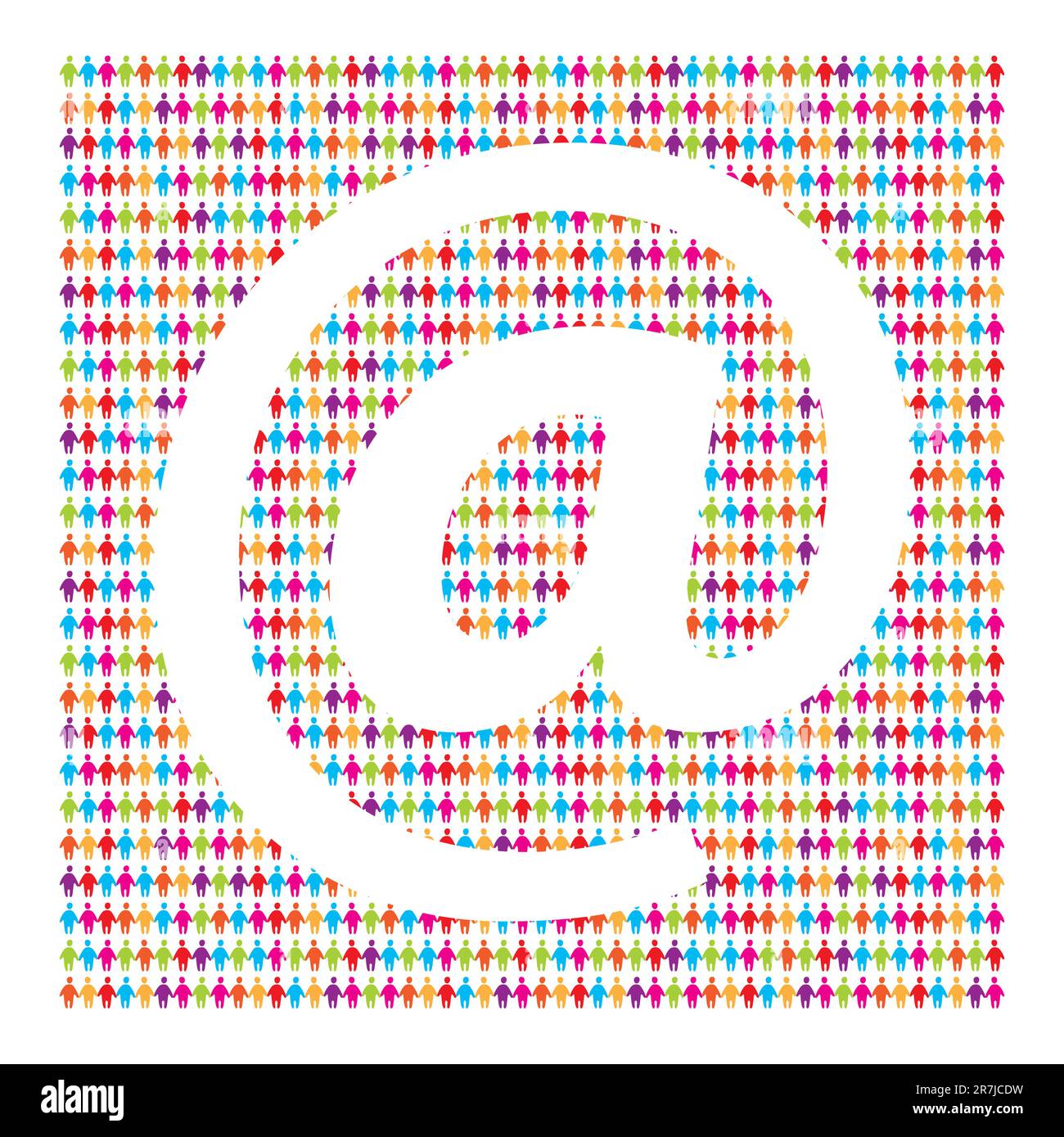 Email mail symbol man Stock Vector Images - Alamy