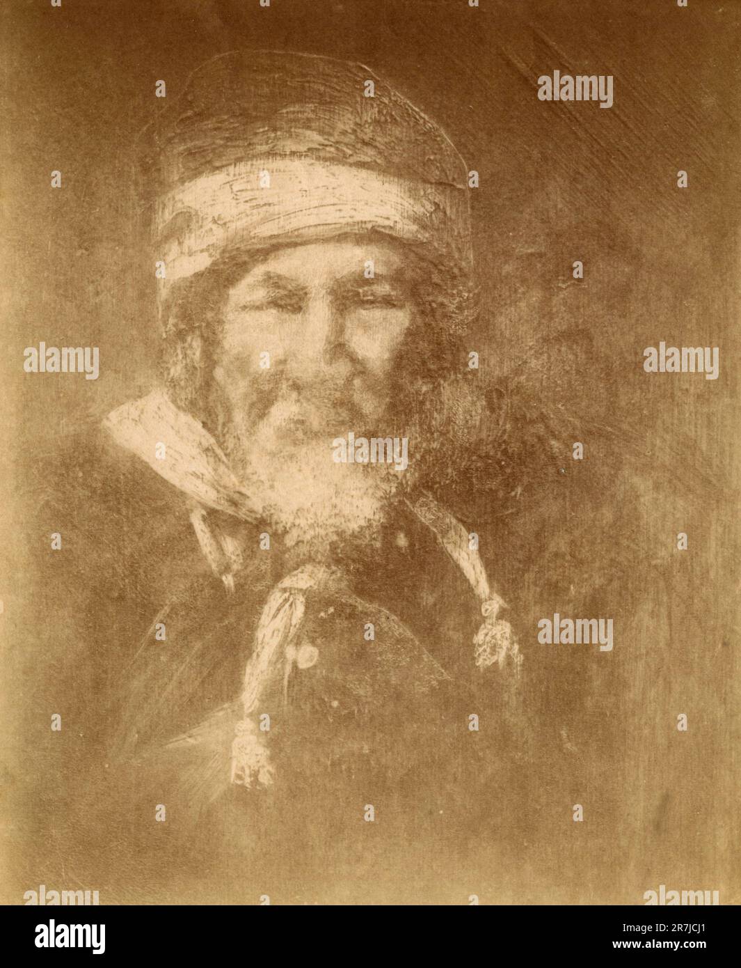 Portrait of an old Jew, painting by Dutch artist Rembrandt, Antwerp ...