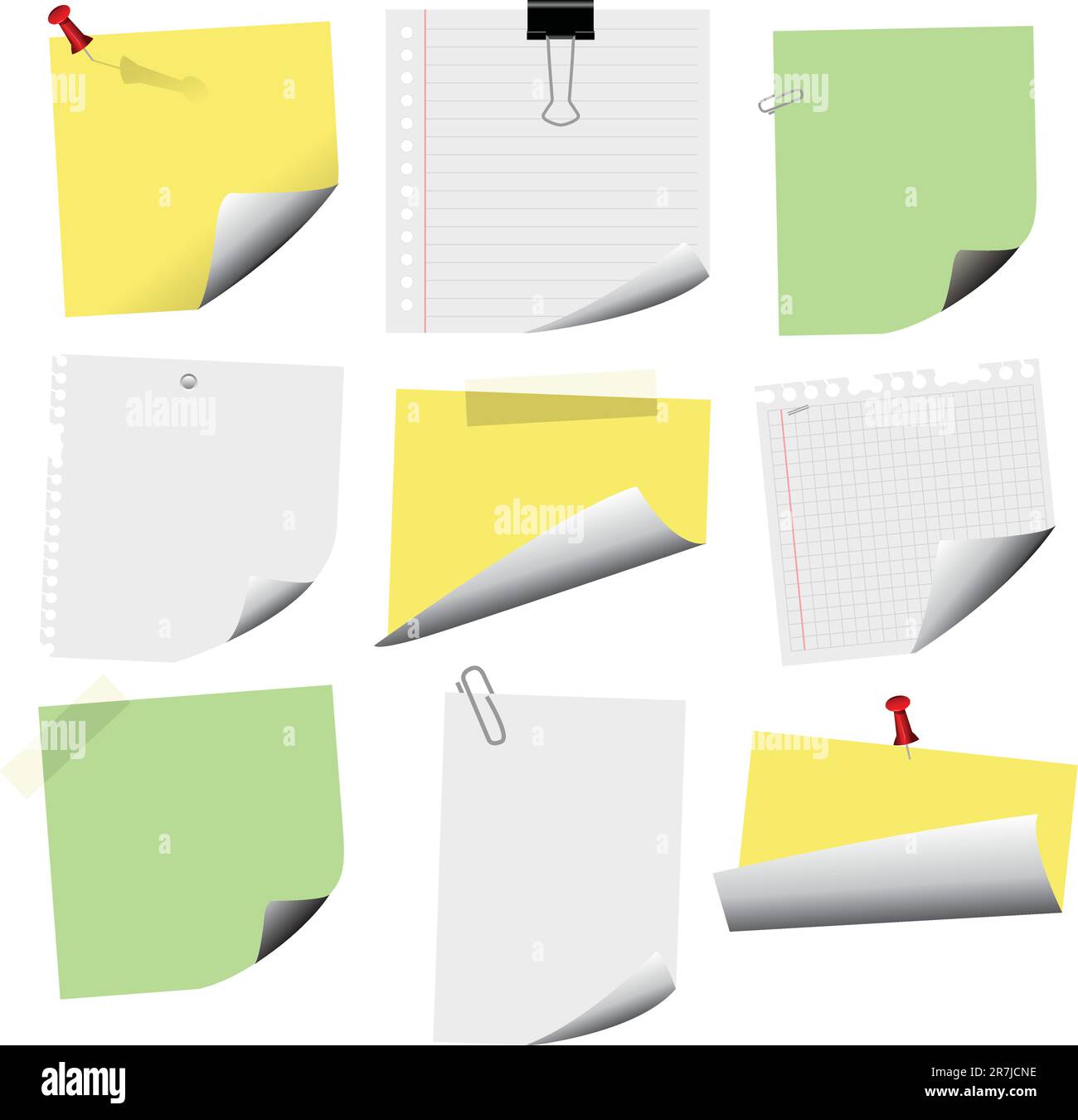 Sheet papers Stock Vector Images - Alamy