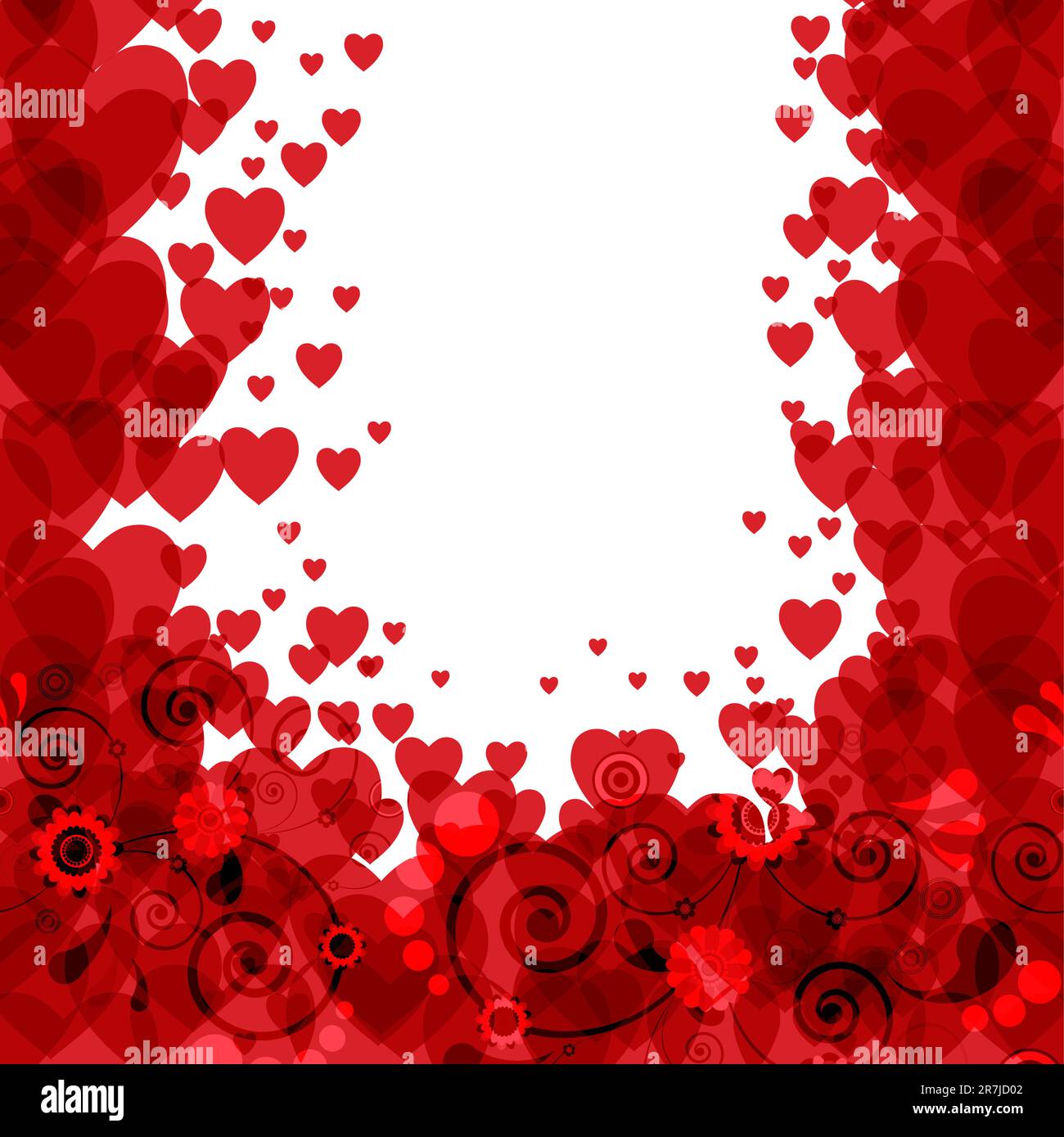 Heart moving background Stock Vector Images - Alamy